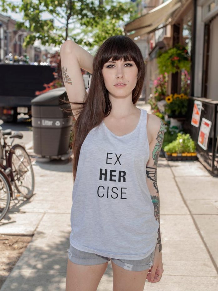 EX HER CISE - Betch Tease Fitness Shirt - Almost Real Things